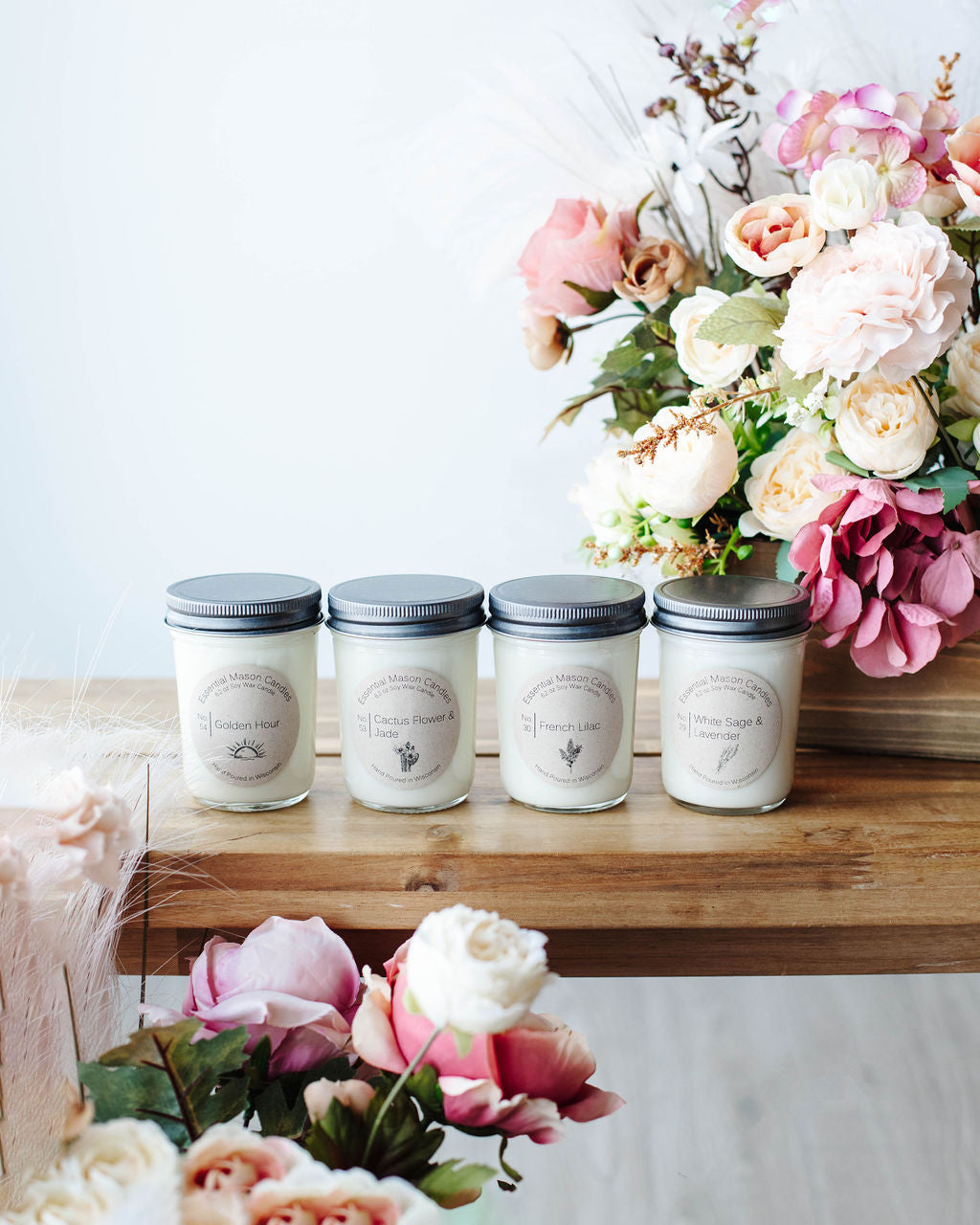 Spring 2025 Collection – Essential Mason Candles